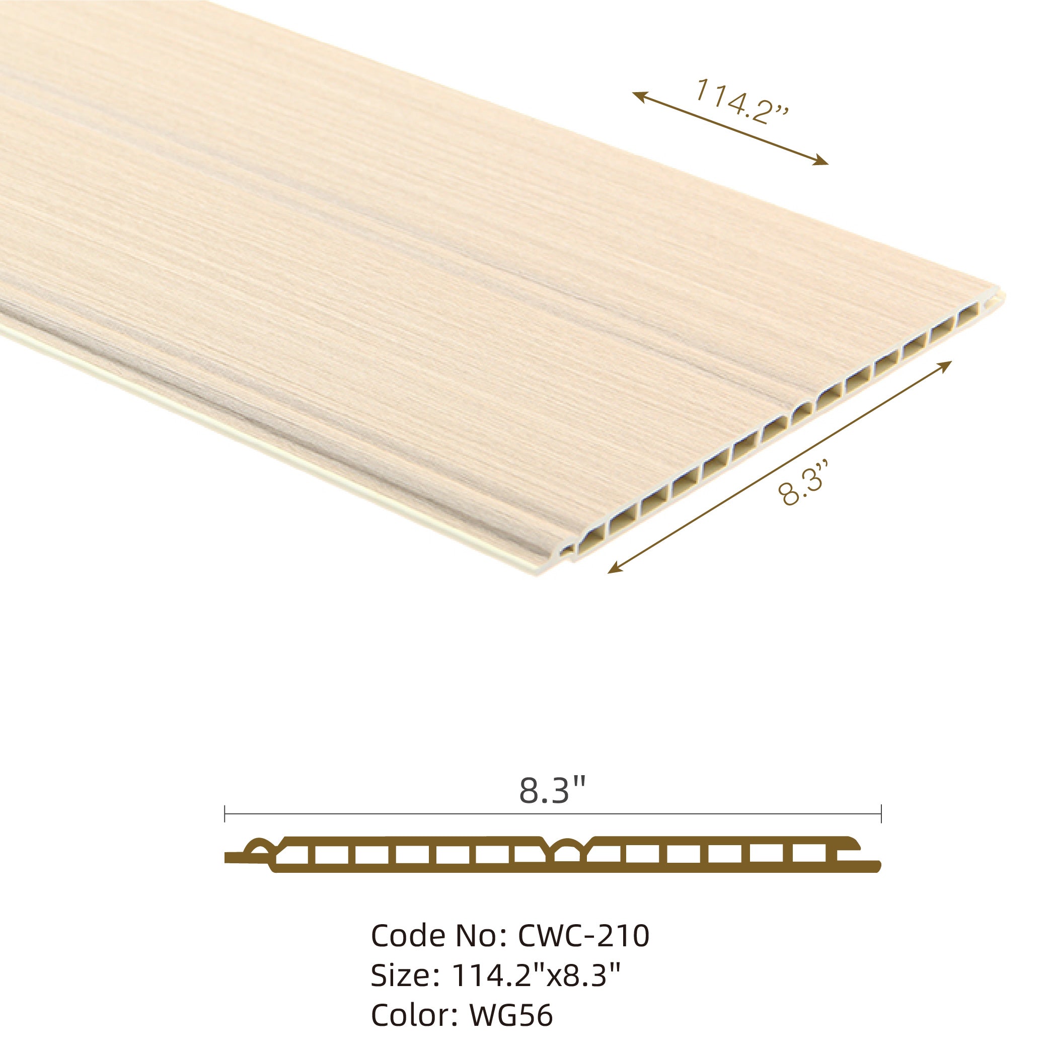 Interior Panel CWC-210 WG56 – Omega Kitchens & Decor